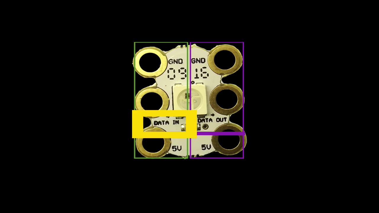 GlowBugs Codebugs - Making colourful NeoPixels