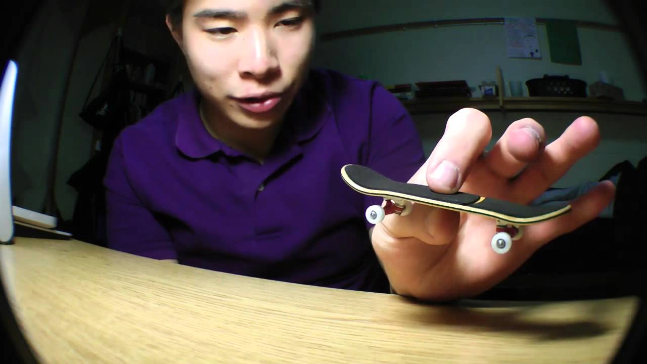 Front finger impossible trick tip - fingerboarding - by Gary Chin