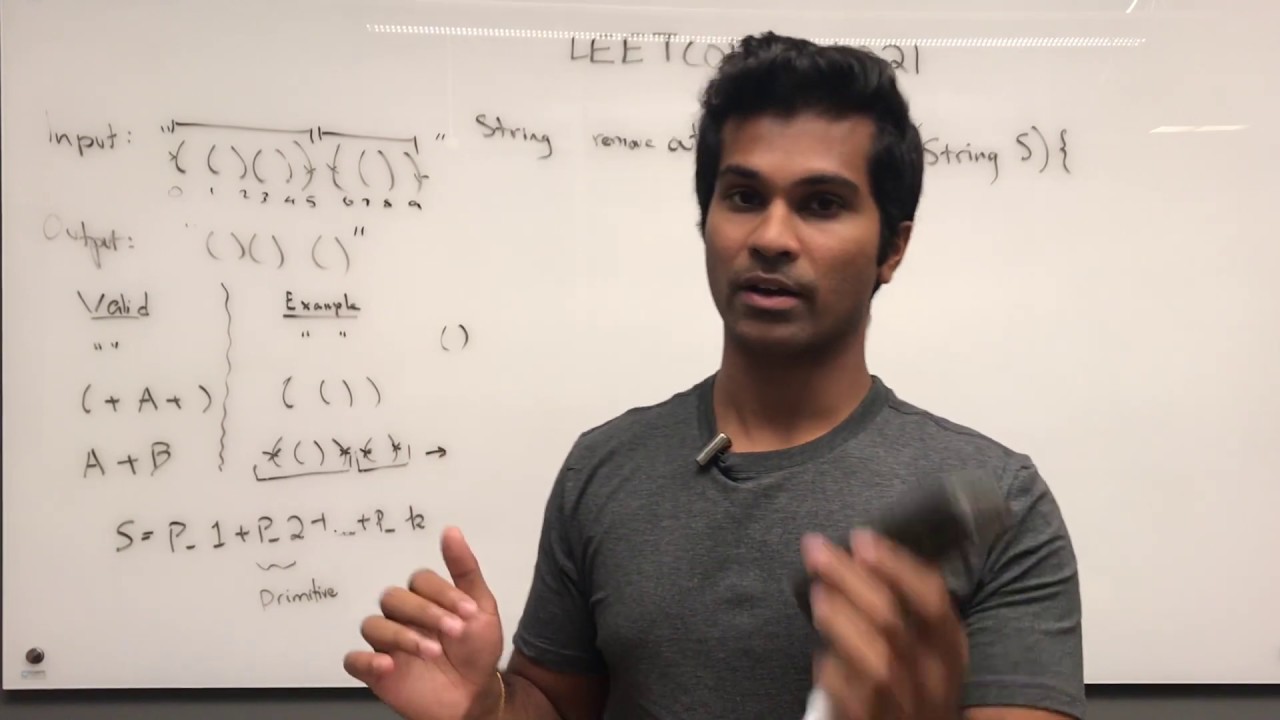 Leetcode 1021 -  | Stack | Remove Outer Parantheses