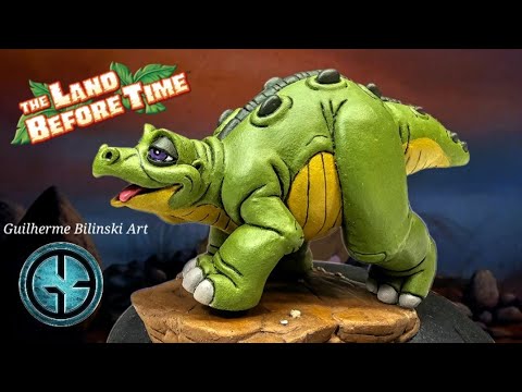 Guilherme Bilinski Art Land Before Time "Spike" Stegosaurus Review!!!