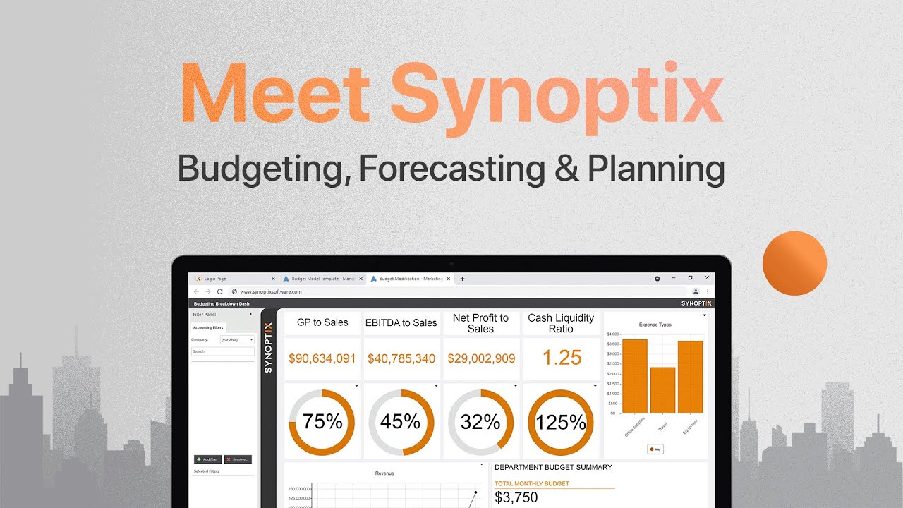 Budgeting, Forecasting & Planning with Synoptix