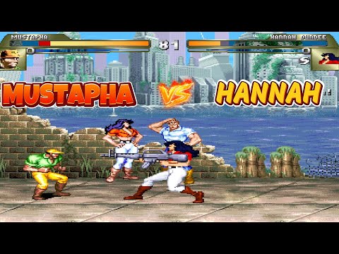 MUSTAPHA TAKES ON HANNAH in EPIC Cadillacs and Dinosaurs V2 Mugen Brawl!