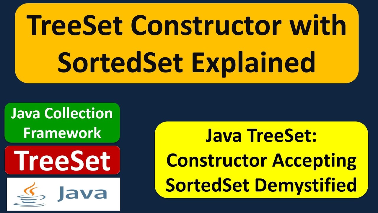 TreeSet constructor which accepts SortedSet | Java Collection Framework