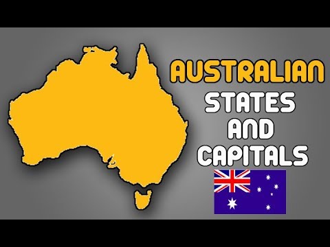Learn Australian States & It's Capitals ( Territories ) - Australian Map | General Knowledge Video