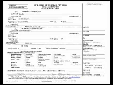NYC Small Claims Court