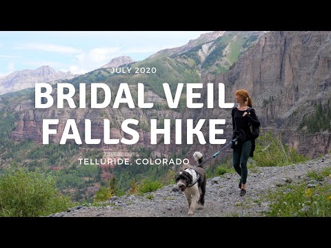 Bridal Veil Falls Hike in Telluride, Colorado | 4K Drone Video