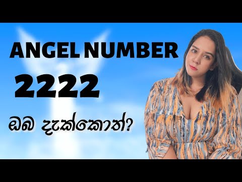 ANGEL NUMBER 2222 ඔබ දැක්කොත්?