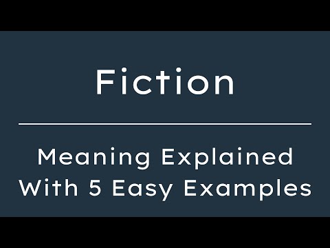 What Does Fiction Mean? Fiction Meaning in English With 5 Example Sentences