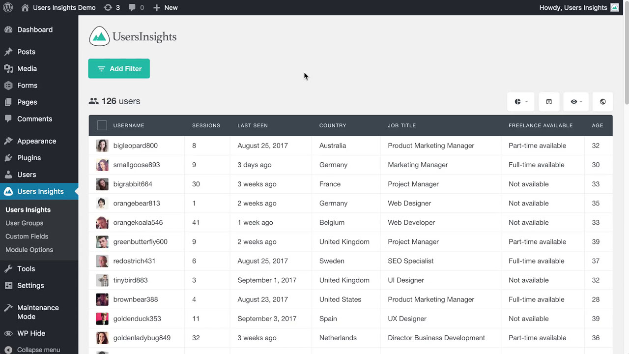 Gravity Forms: List, Search and Filter Your Gravity Forms User Data