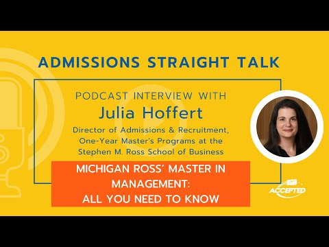 Michigan Rossβ Master of Management (MM): All You Need to Know
