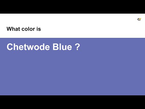 Chetwode Blue color #666fb4 hex color - Blue color - Warm color 666fb4