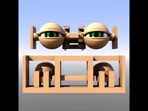 Free 3D file Puppet eye mechanism 002 Puppet eye mechanism 002・3D print ...