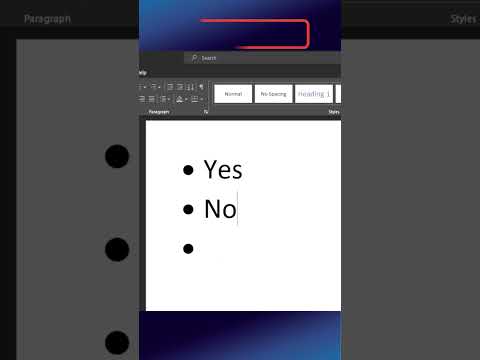 Efficiency Boost: Learn How to Auto add BULLETS in MS Word