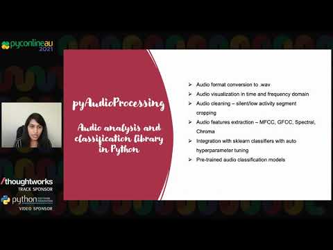 "Classifying Audio into Types using Python" - Jyotika Singh (PyConline AU 2021)