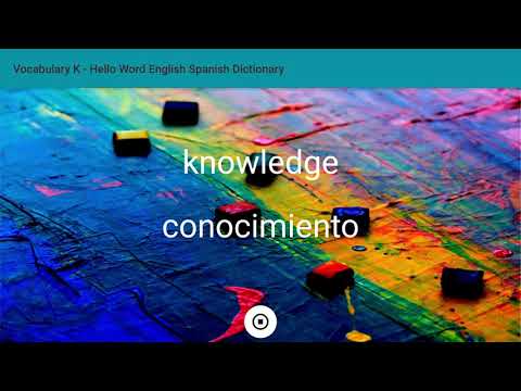 English - Spanish Dictionary - Vocabulary K