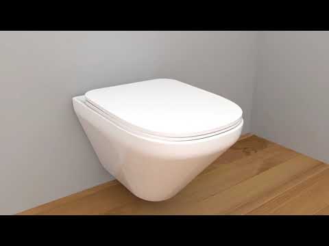 Modern life Wall hung Toilet