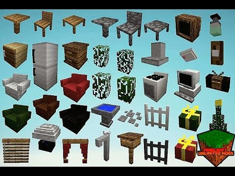 Mr. Crayfish's Furniture Mod Showcase 1.15.2!