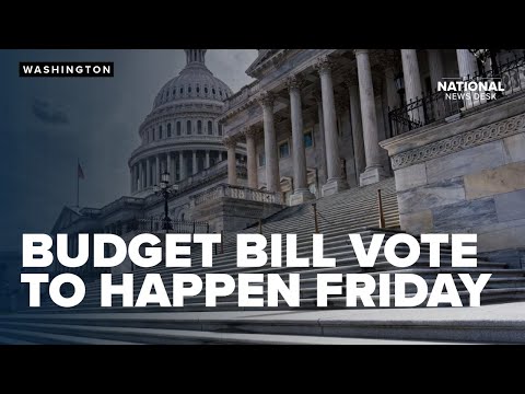 Congress expected to vote on Trump's budget bill by end of week