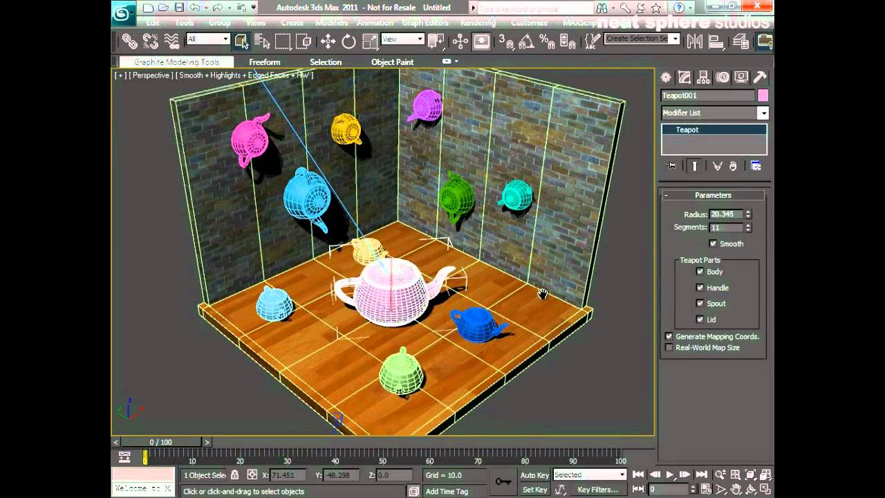 Learn 3ds Max Essential Skills Chapter 1 - Basic Selection.avi