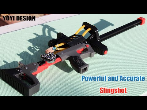 ⚽ Powerful and Accurate Slingshot・ STL File for 3D printing・Cults