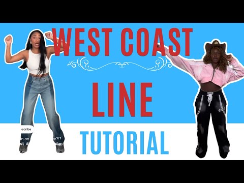 West Coast Line Dance* STEP BY STEP DANCE TUTORIAL (beginner friendly)