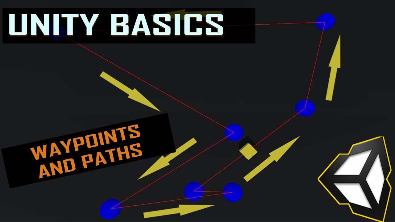 Unity Basics - Waypoint Path system in Unity Part 1