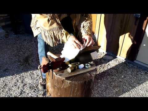 Making muzzleloading patches