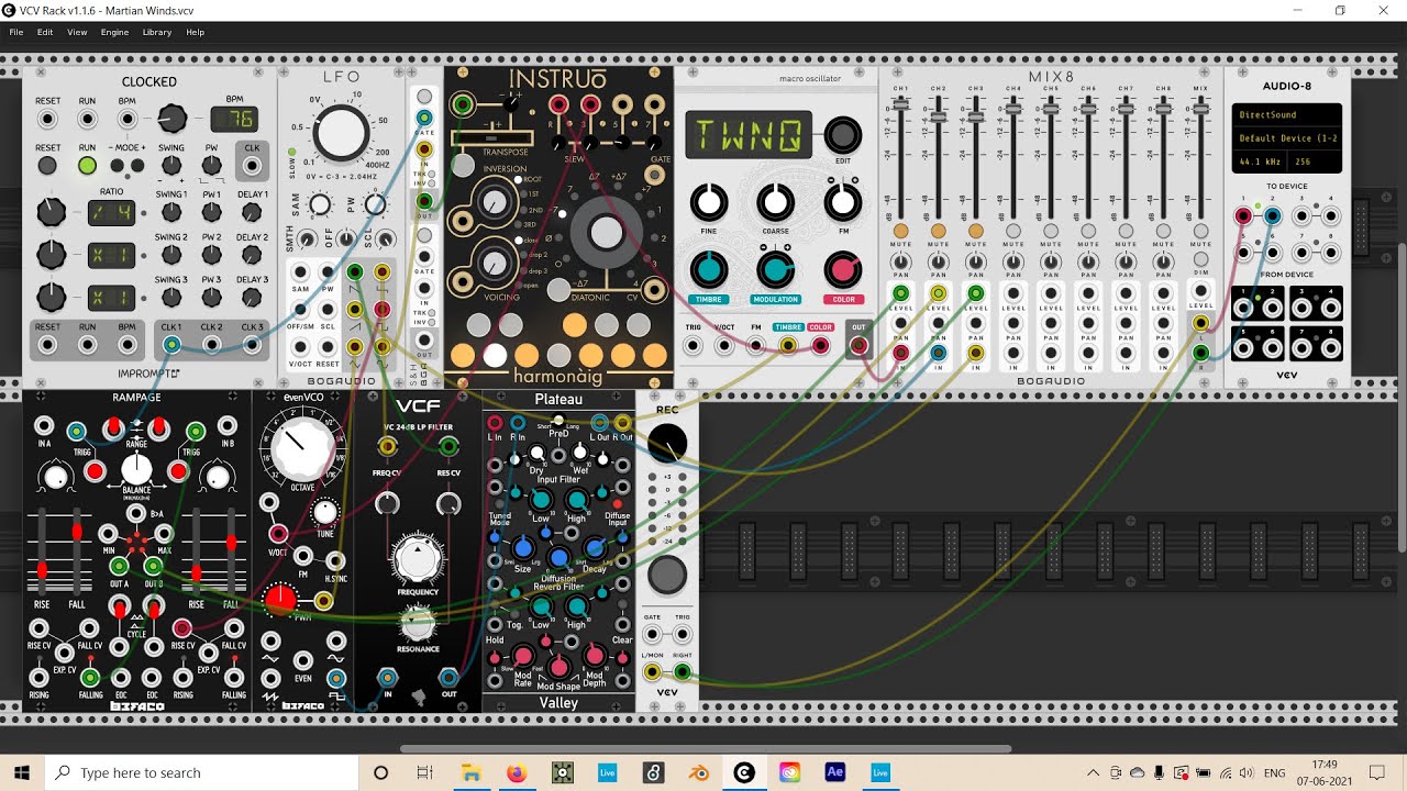 Small VCV Rack Patch No. 1 // Dark Ambient