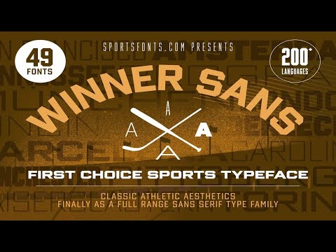 Winner Sans Complete Font Free Download