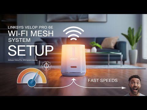 Linksys Velop Pro 6E WiFi Mesh System setup