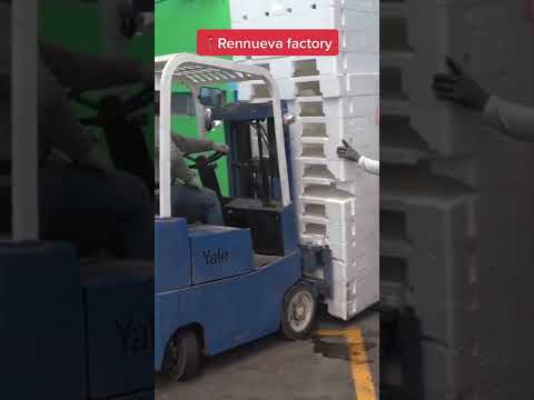 How styrofoam is recycled into picture frames #shorts