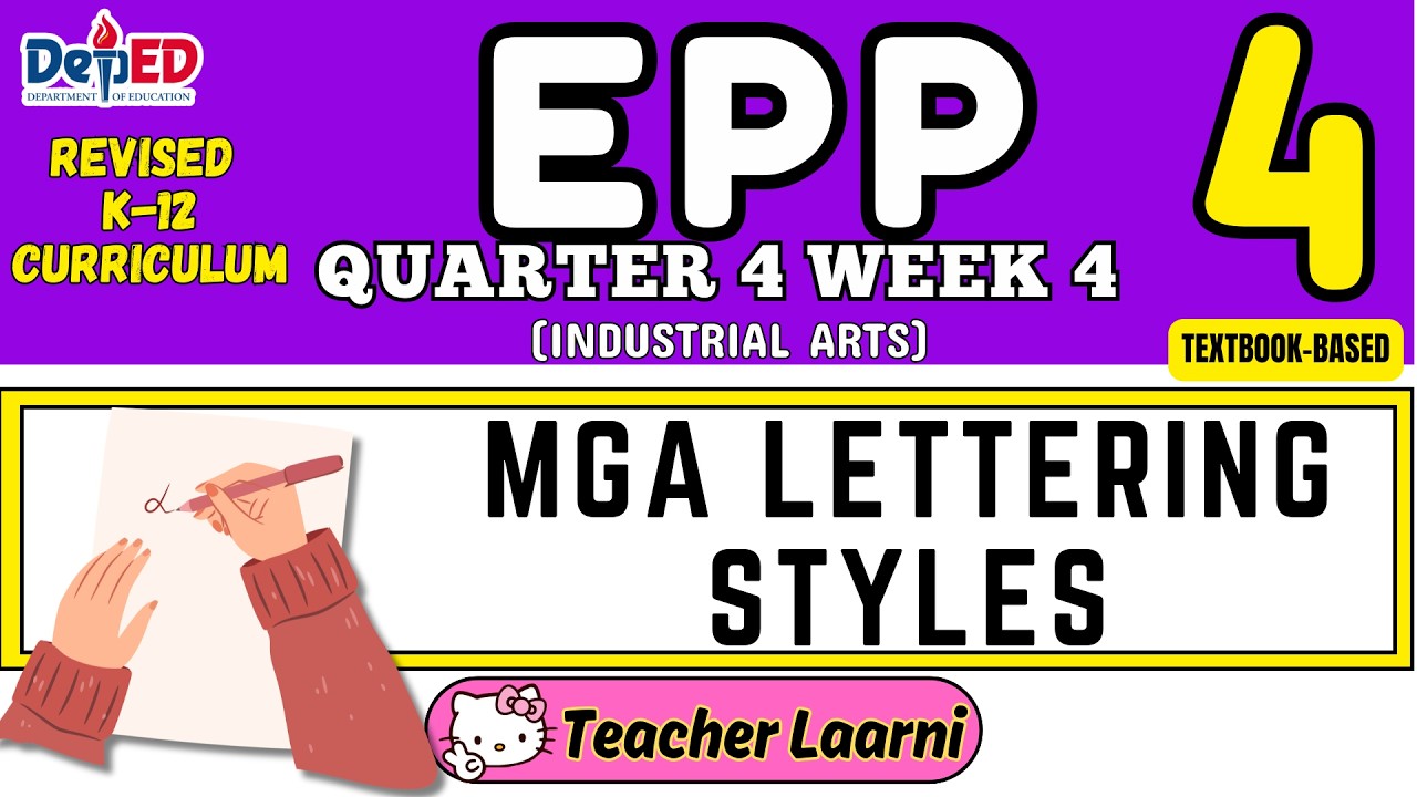 EPP 4 QUARTER 4 WEEK 4 - REVISED K-12 CURRICULUM