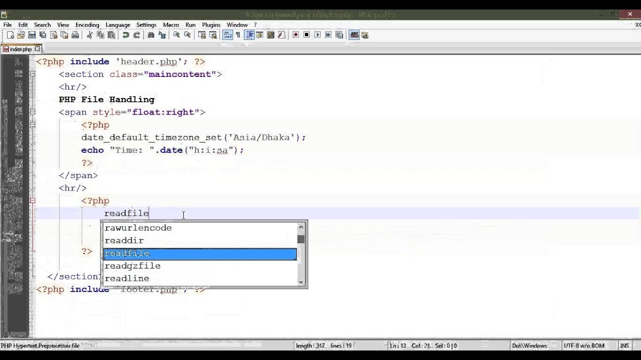 PHP Fundamentals Bangla Tutorial Part-33 (File Handling)
