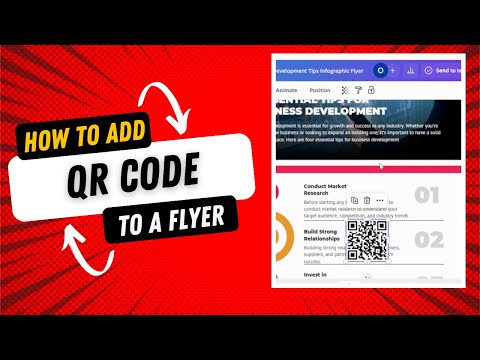 How To Add A QR Code To A Flyer On Canva | Easy Tutorial