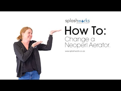 How To: Change a Neoperl Aerator.