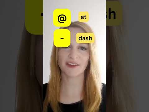 Symbols in English | Common IT symbol names in English