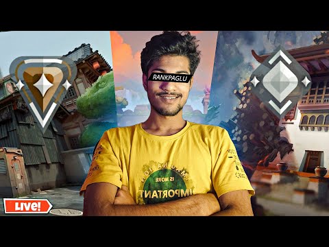 🔴VALORANT RANK PUSH🤨| VALORANT | FACECAM | LIVE STREAM |@realcordgaming​