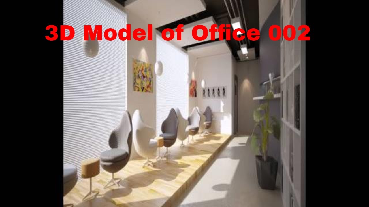 3D Model of Office 002 Review