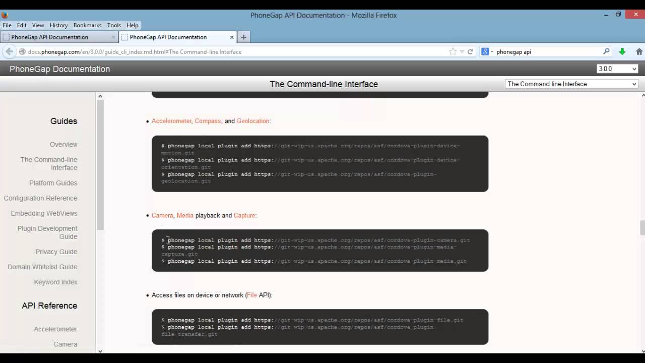 19. Adding a Phonegap plugin