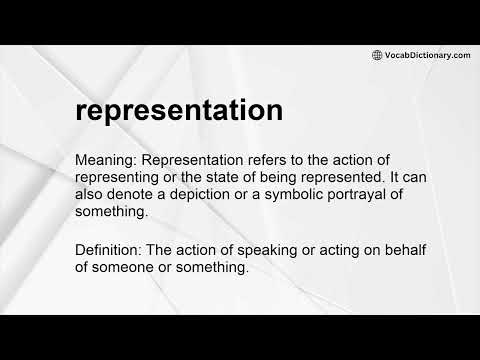 representation Meaning