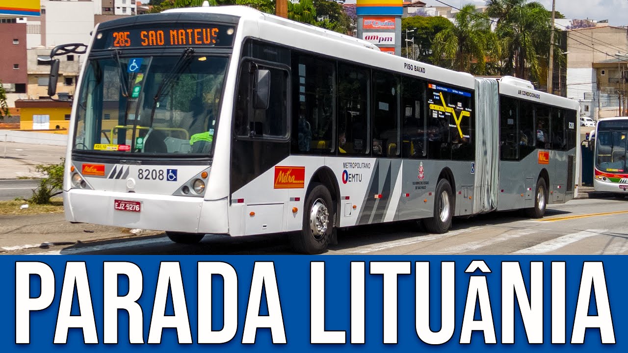 Parada Lituânia (Rua Oratório) - Movimentação de Ônibus #580