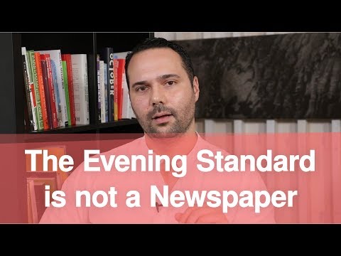 The Evening Standard is not a Newspaper