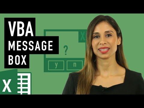 How to use the Message Box in Excel VBA (syntax you'll need for msgbox)