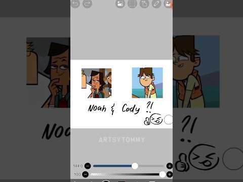 Noah and Cody Fanart — #art #totaldrama #totaldramaisland #fanart #noahtdi #codytdi