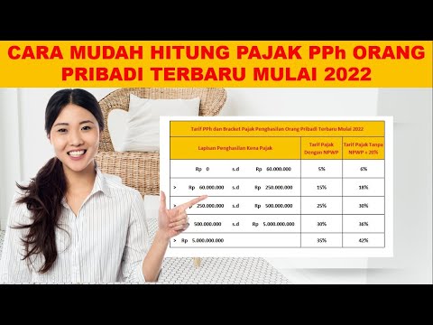 Cara Mudah Hitung PPh Orang Pribadi Sesuai Tarif Terbaru UU HPP