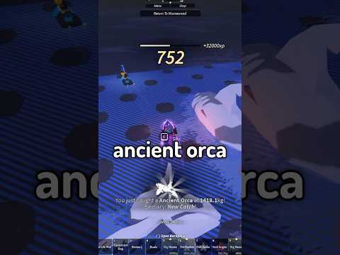 Catching the SECRET ANCIENT ORCA in Roblox Fisch