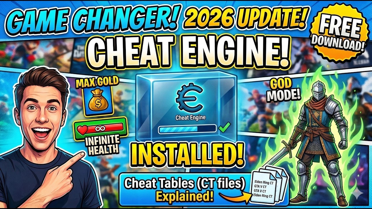 (2026) The Ultimate Guide to Installing Cheat Engine and Cheat Tables