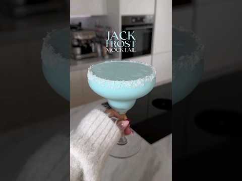 The perfect winter drink: Jack Frost (non-alcoholic version) ❄️✨ | Mocktail recipe