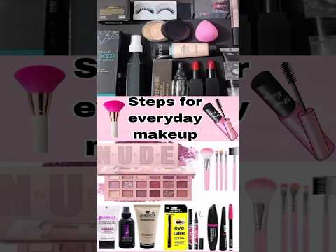9 steps for makeup❤️ #fashion #shorts #style #trending
