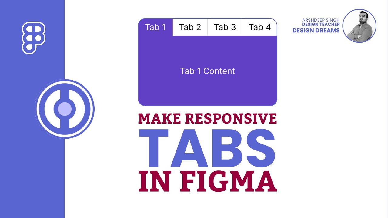 Make Responsive Tabs with Figma Auto Layout | Figma Tutorial